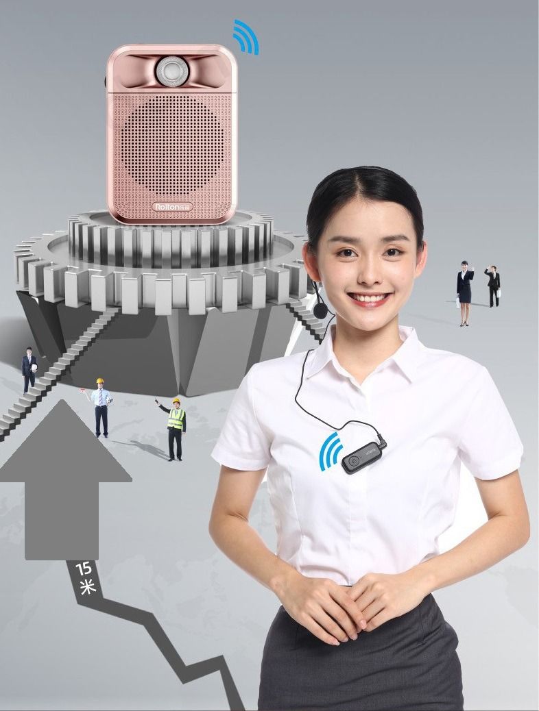 實體店鋪(有線版$228 無線版$298)Rolton K700 5W 高電壓 (超迷你 掛腰/掛肩式) 有線/無線雙音圈雙喇叭(二倍大聲 ...