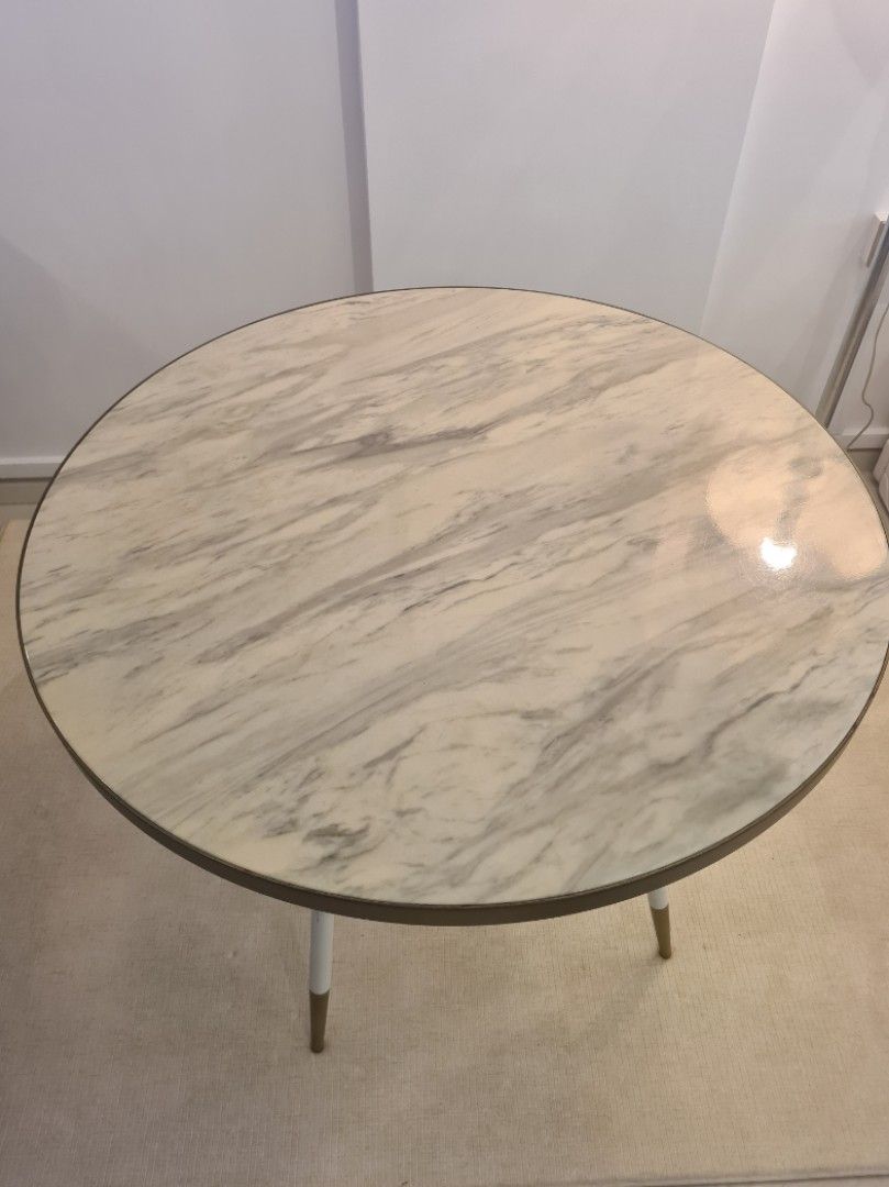 Round dining table, Furniture & Home Living, Furniture, Tables & Sets ...