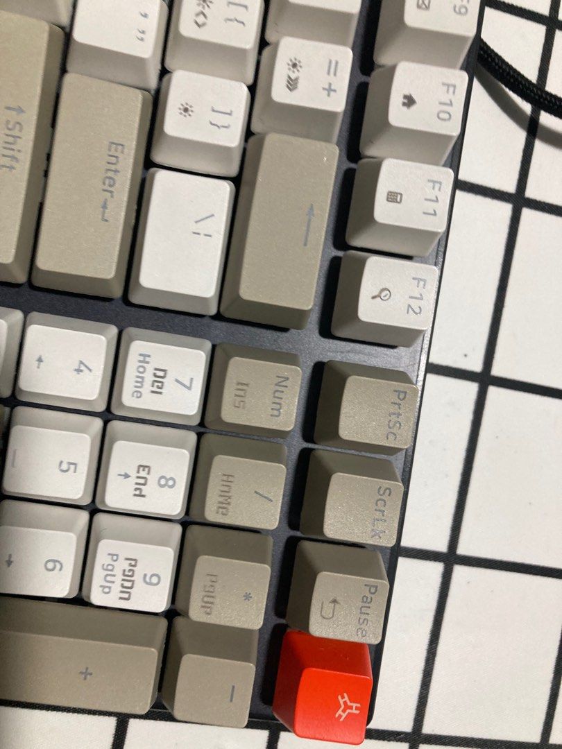 RUSH! Rakk Ilis Mechanical Keyboard Outemu Red w/ FREE Switches ...