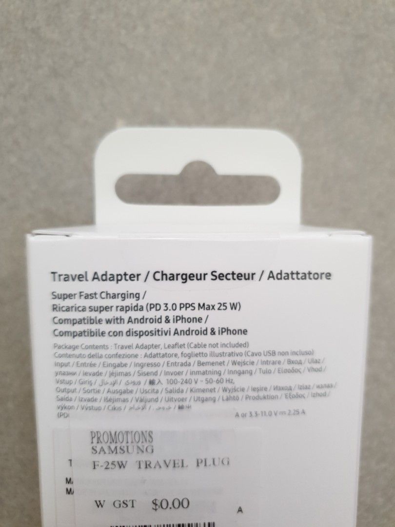 Samsung 25W PD Adapter, Mobile Phones & Gadgets, Mobile & Gadget ...
