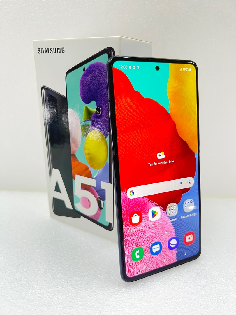 Samsung A51 128GB Prism Crush Black, Mobile Phones & Gadgets, Mobile ...