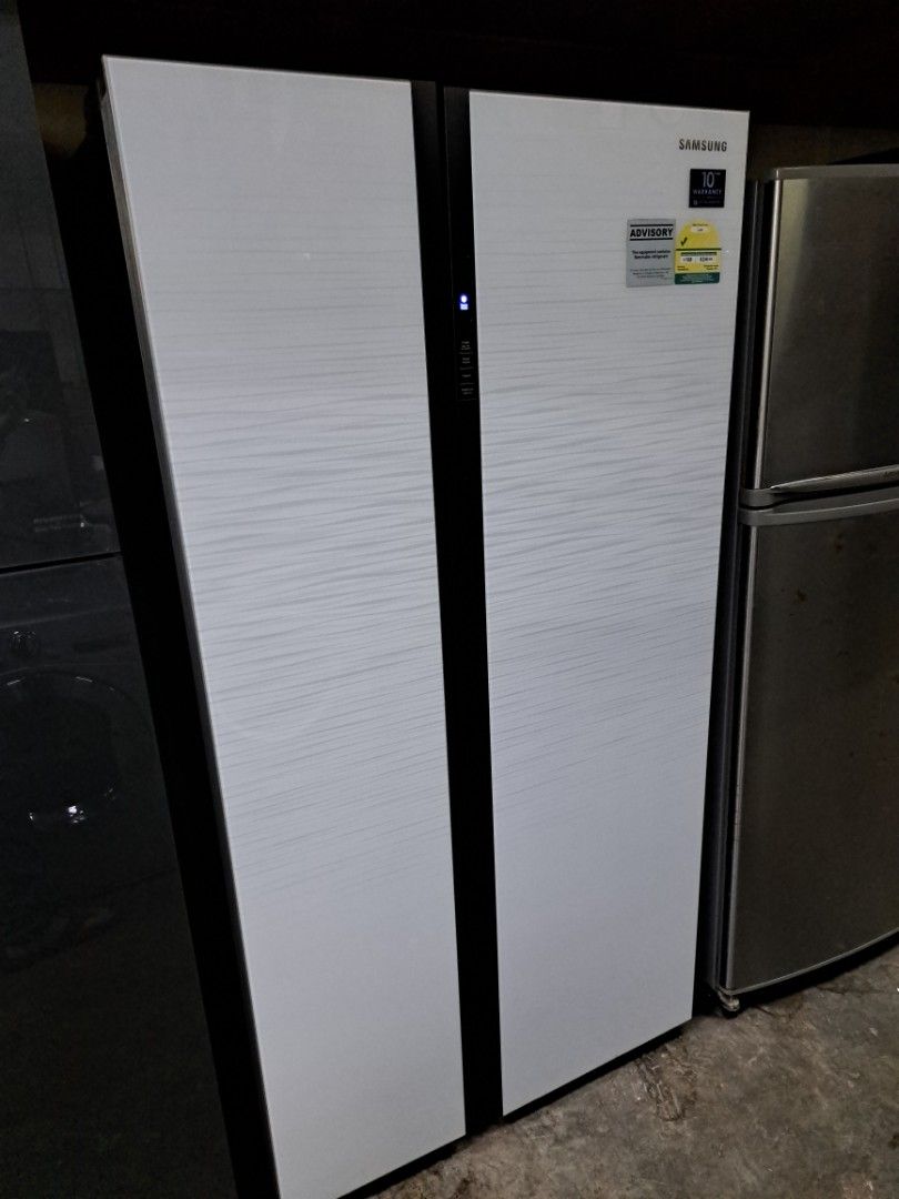 Samsung glass door side by side Refrigerator Fridge inverter 538L net ...