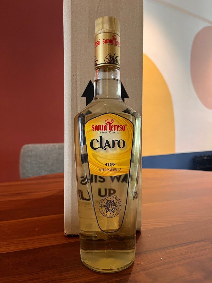 Santa Teresa Claro light rum, Food & Drinks, Alcoholic Beverages on ...