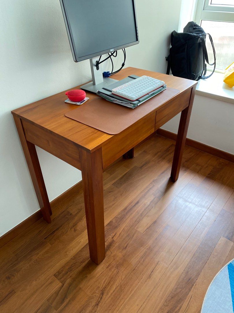 Scanteak Rita WRITING TABLE , Furniture & Home Living, Furniture ...