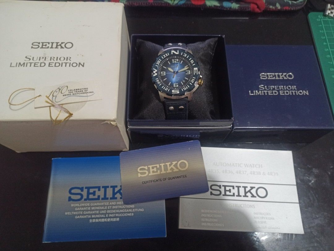 Seiko Field / Land Monster - Superior - Blue SRP451K1 - 100th ...