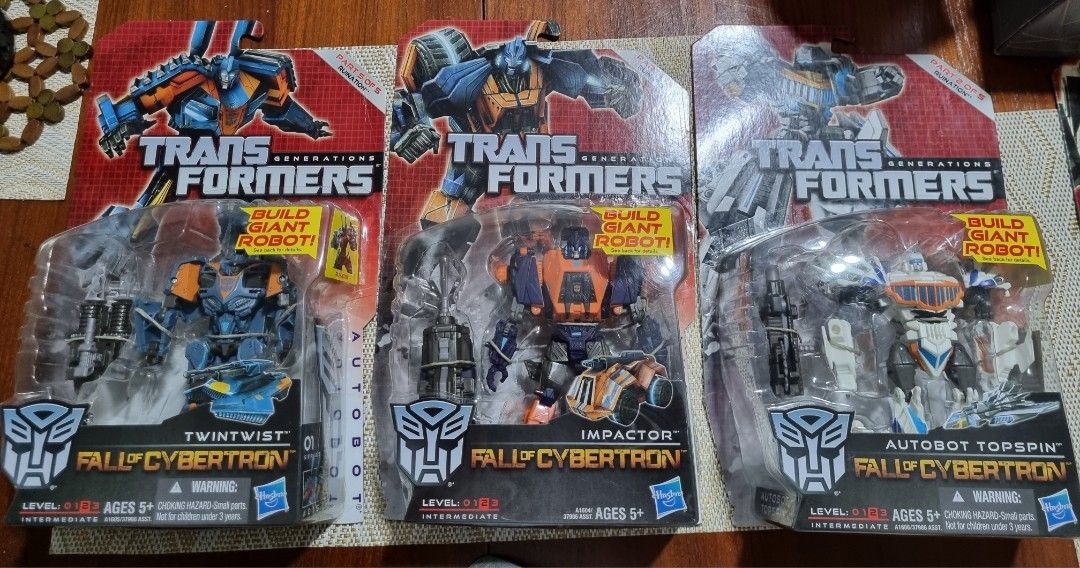 [Set of 8]: Transformers Fall of Cybertron figures, Hobbies & Toys ...