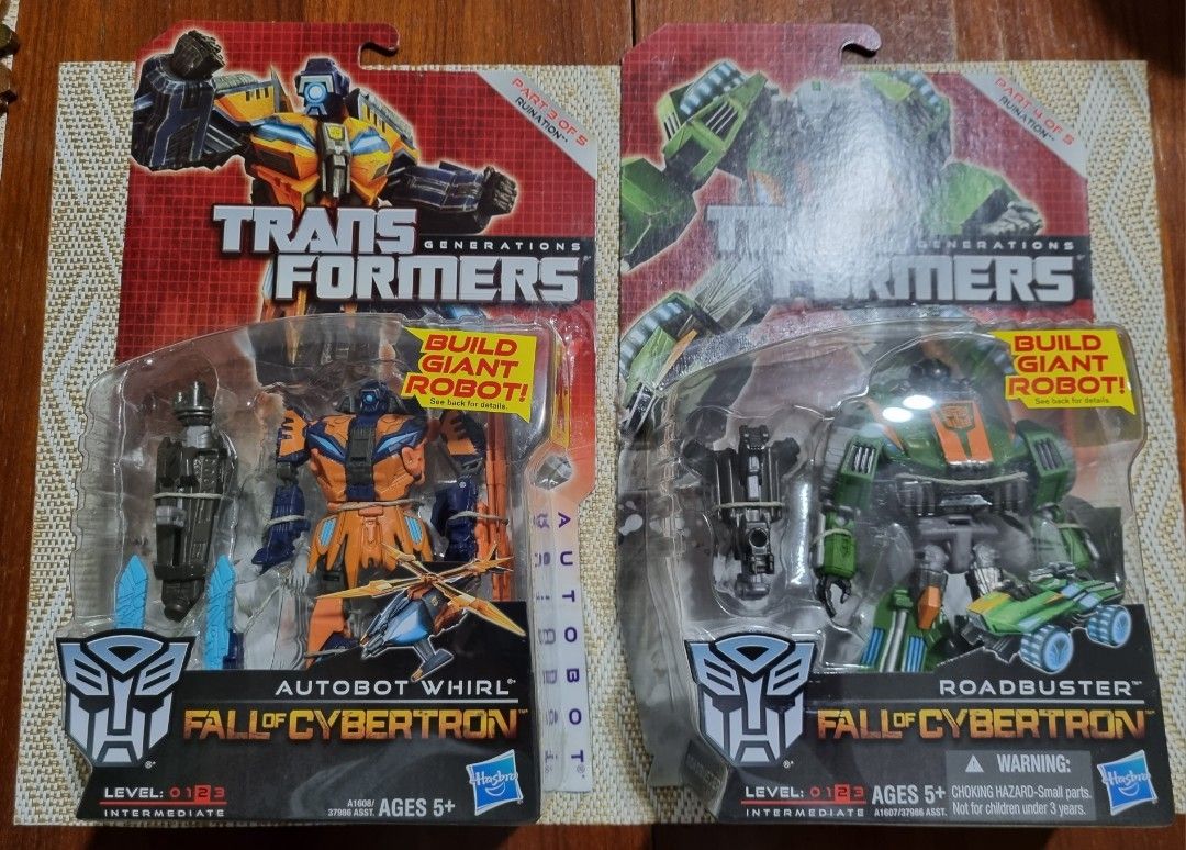 [Set of 8]: Transformers Fall of Cybertron figures, Hobbies & Toys ...