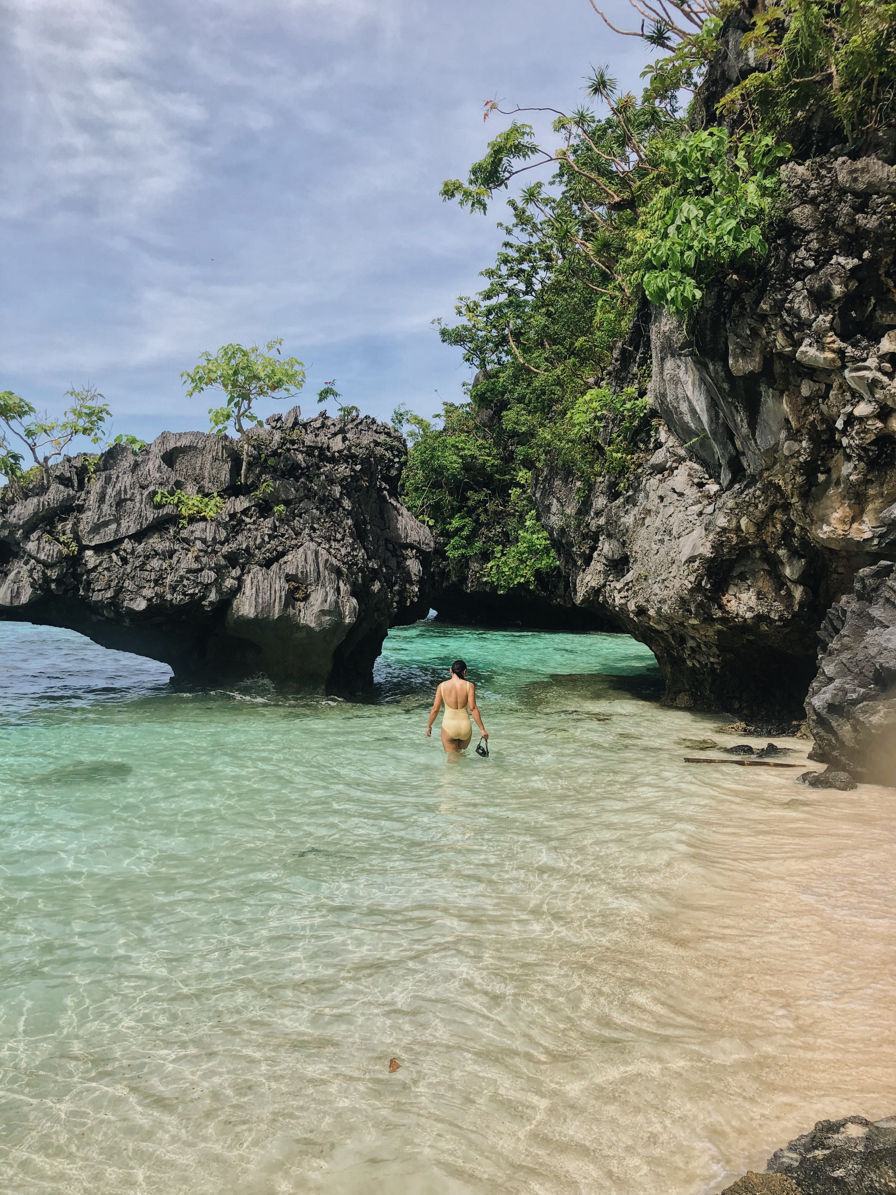 Sewlocal Tricia Onepiece - Popcorn (no pads), Women's Fashion, Swimwear ...