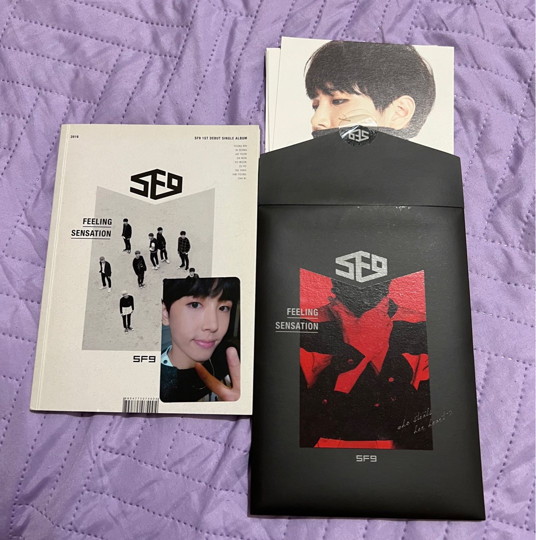 [OFFICIAL] SF9 1st Debut Single Album FEELING SENSATION Unsealed Album ...