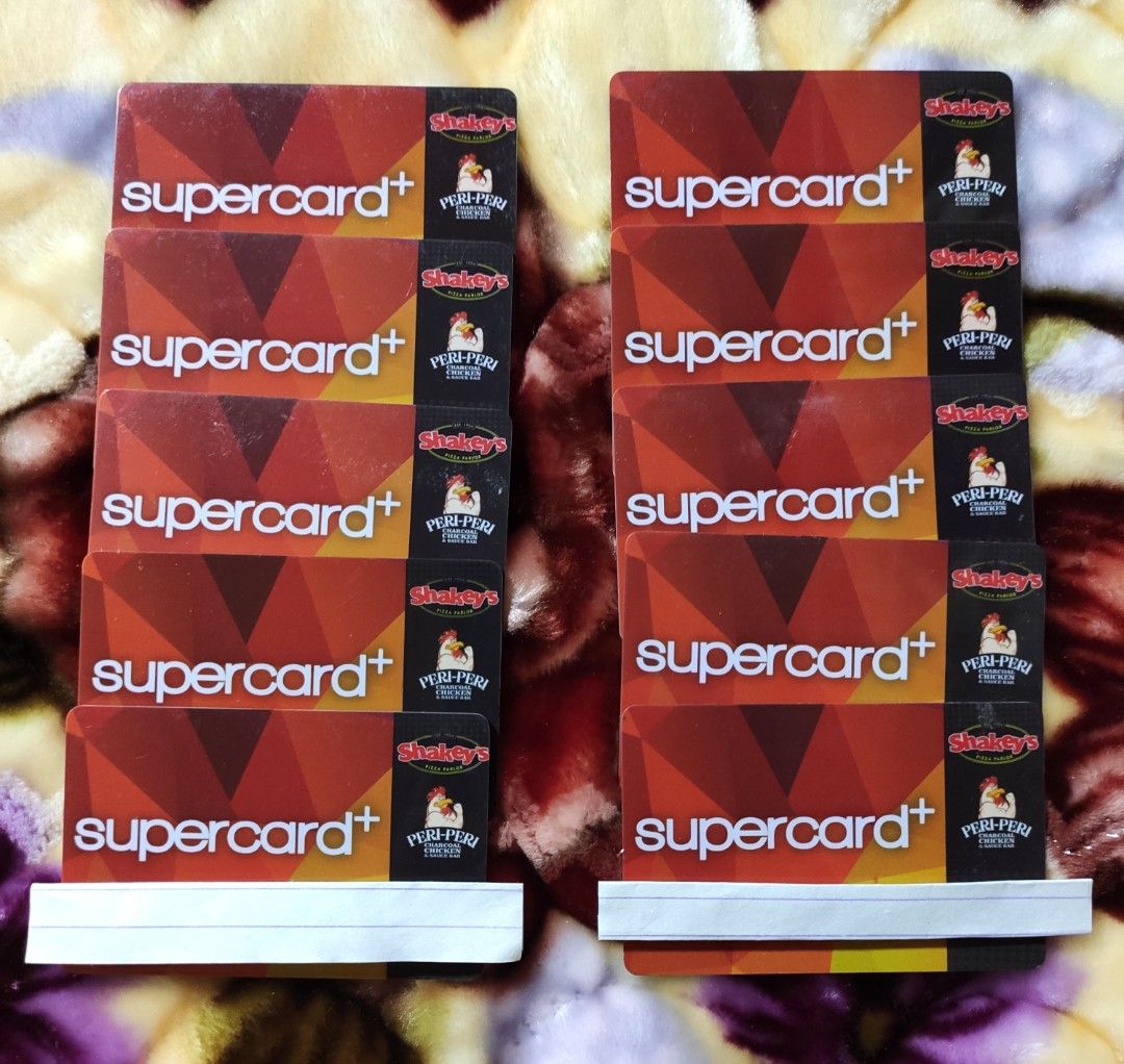 Shakey's Supercard, Tickets & Vouchers, Store Credits on Carousell