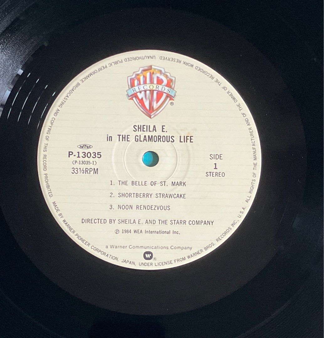 SHEILA E. In The Glamorous Life Vinyl LP, Hobbies & Toys, Music & Media ...