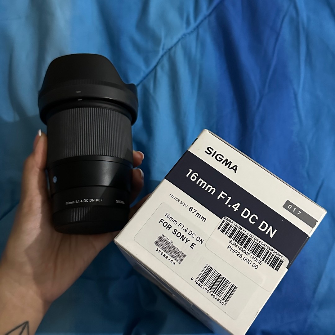 Sigma Lens 16mm F1.4 DC DN for Sony E-mount, Photography, Lens & Kits ...