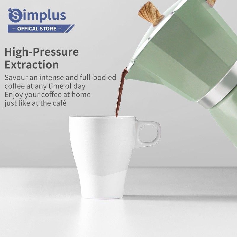 Simplus Moka Pot 300ml Espresso Coffee Maker, TV & Home Appliances ...