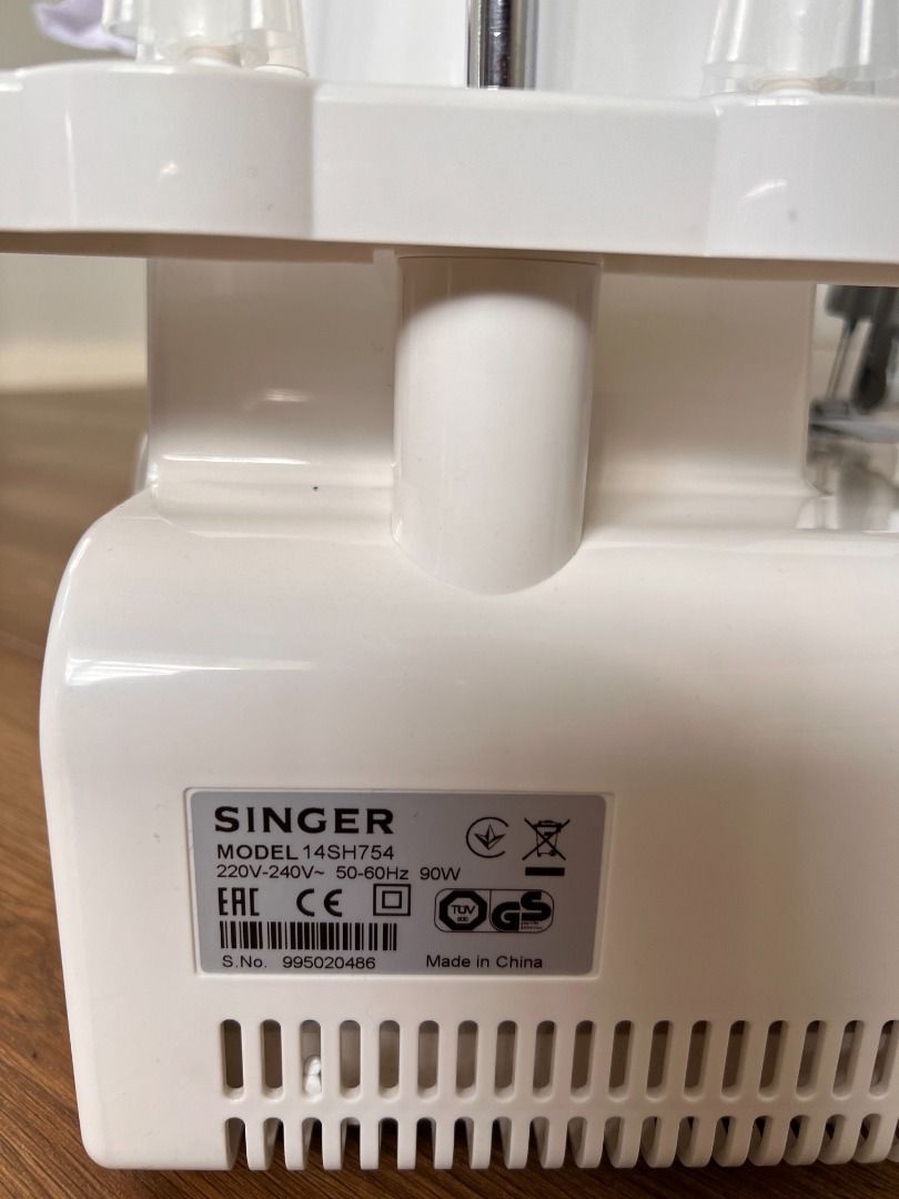 Singer Overlocker machine 14sh754 (used only for testing), TV & Home ...