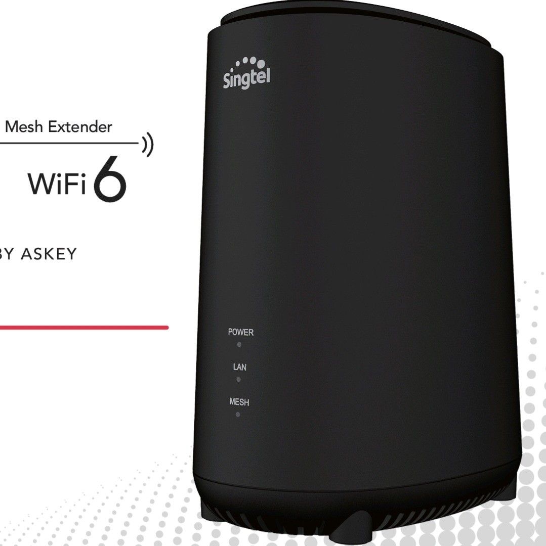 Singtel Wi-Fi 6 Mesh Extender, Computers & Tech, Parts & Accessories ...