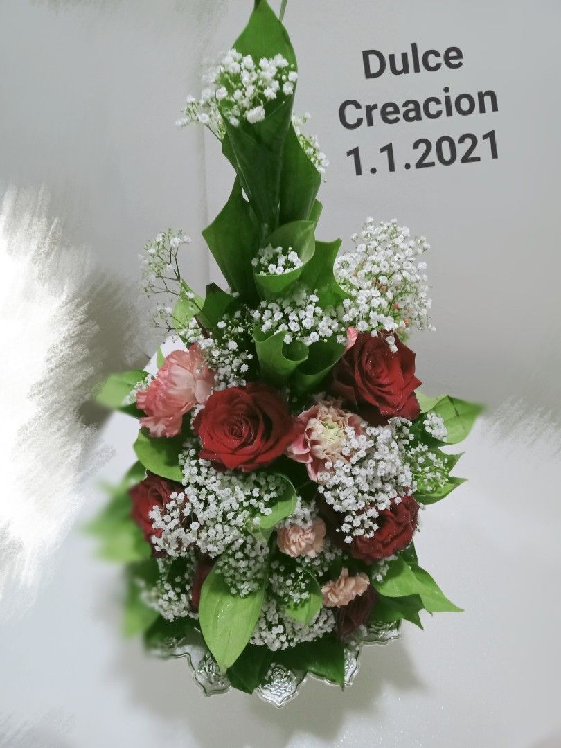 Sireh Dara Bunga Rampai /Telur Hand Bouquet, Hobbies & Toys, Flowers ...