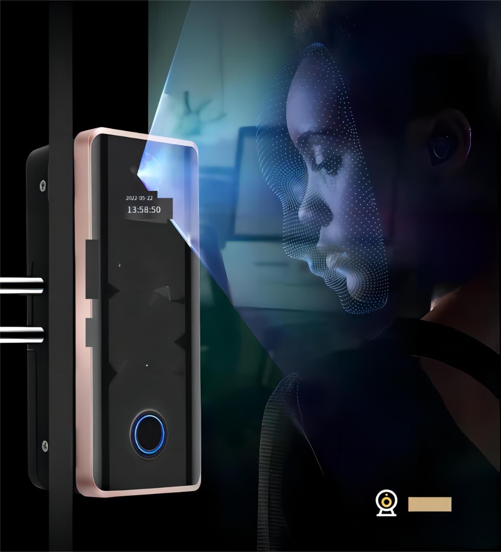 Smart doorlock, intelligent access, stainless steel, fast operation ...