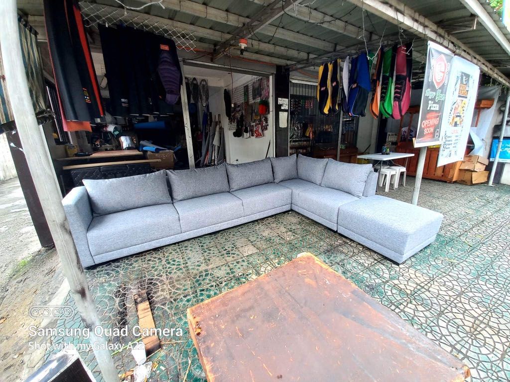 Sofa, Couch, L-Shape Sofa, Sala Set and Chairs, Furniture & Home Living ...