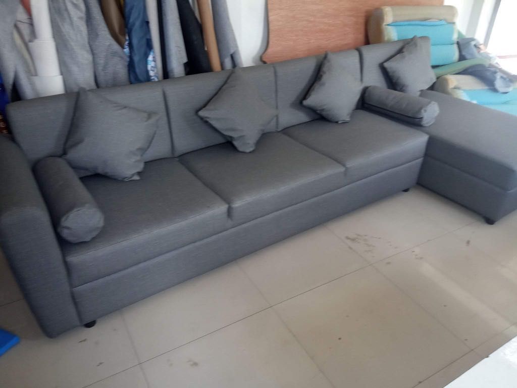 Sofa, Couch, L-Shape Sofa, Sala Set and Chairs, Furniture & Home Living ...