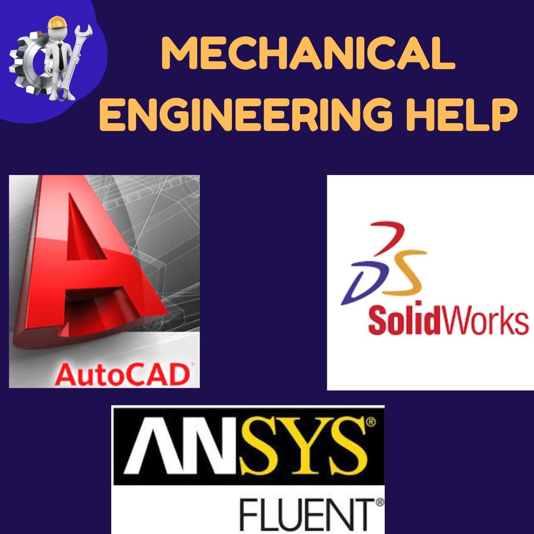 Solid Works, Autocad, , Ansys, Mechanical Engineering, Software Help ...