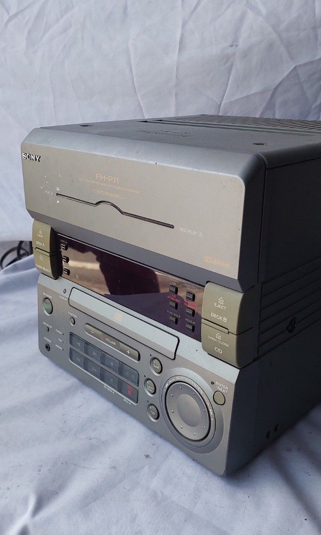 SONY MICRO COMPONENT AUX input working Am fm japan standard Cd casste ...
