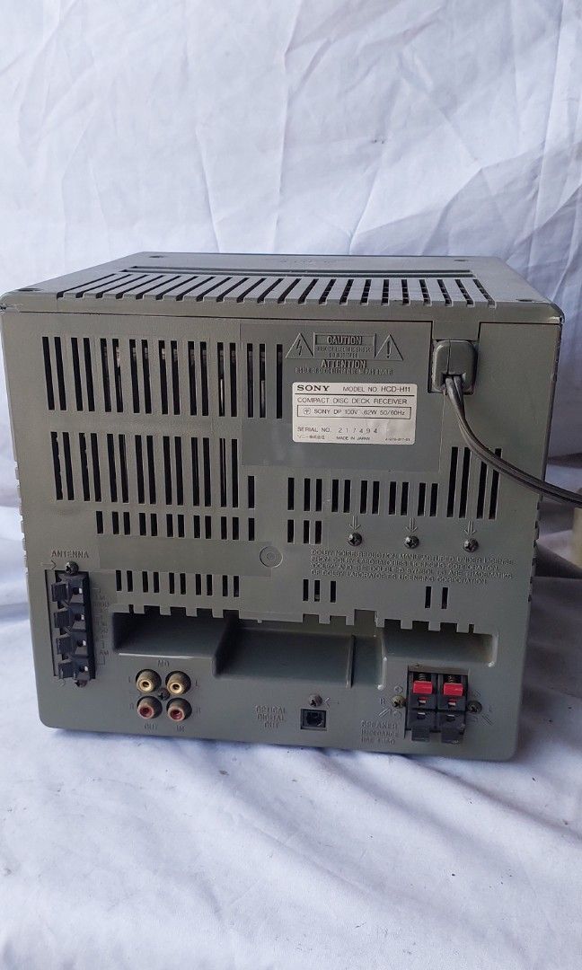 SONY MICRO COMPONENT AUX input working Am fm japan standard Cd casste ...