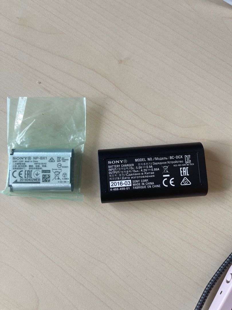 Sony NP-BX1 Battery with case, Photography, Cameras on Carousell