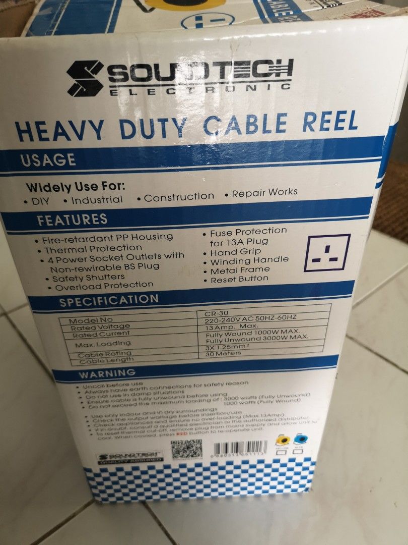 Soundtech heavy cable, TV & Home Appliances, Electrical, Adaptors ...