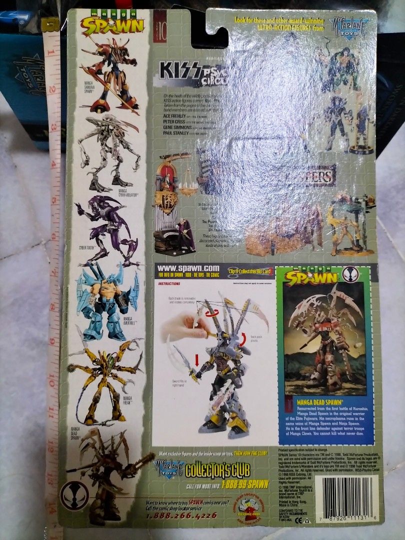 Spawn Manga Dead Spawn Character by Todd McFarlane 1998, Hobbies & Toys, Toys & Games on Carousell