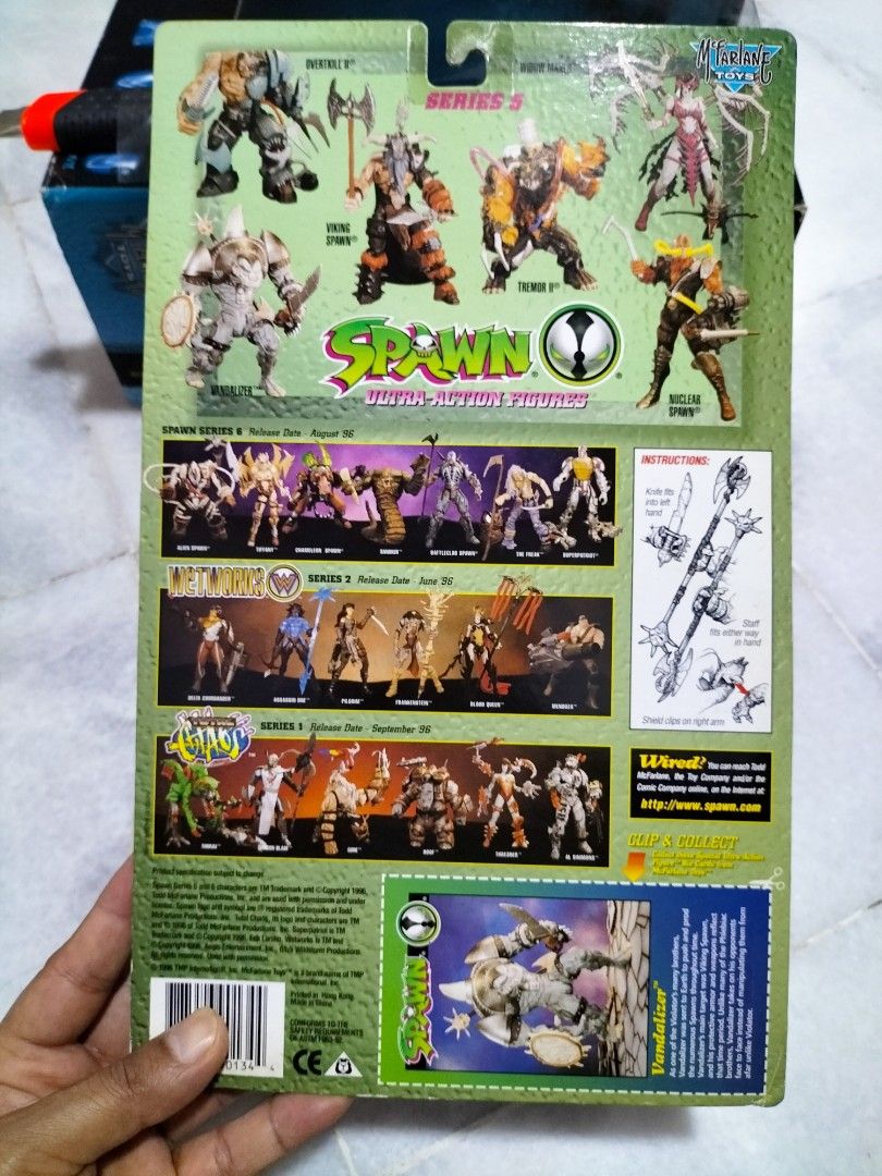 Spawn Vandalizer character by Todd McFarlane 1996, Hobbies & Toys, Toys ...