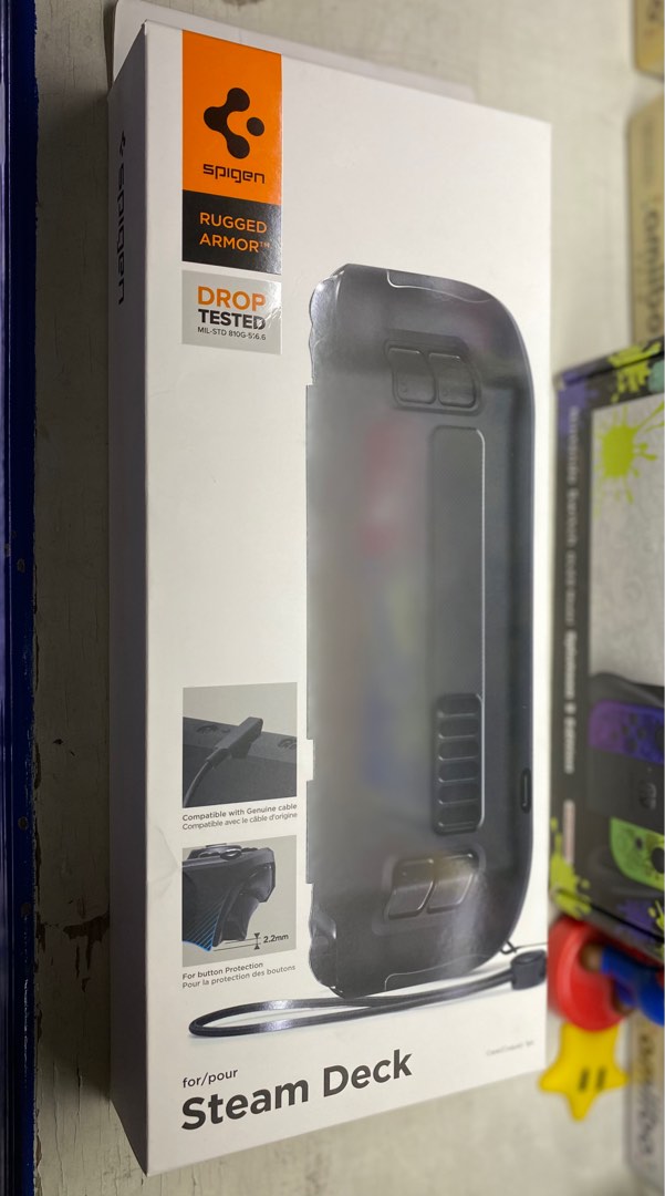 Spigen Rugged Armor Case for Steam Deck, Video Gaming, Gaming ...