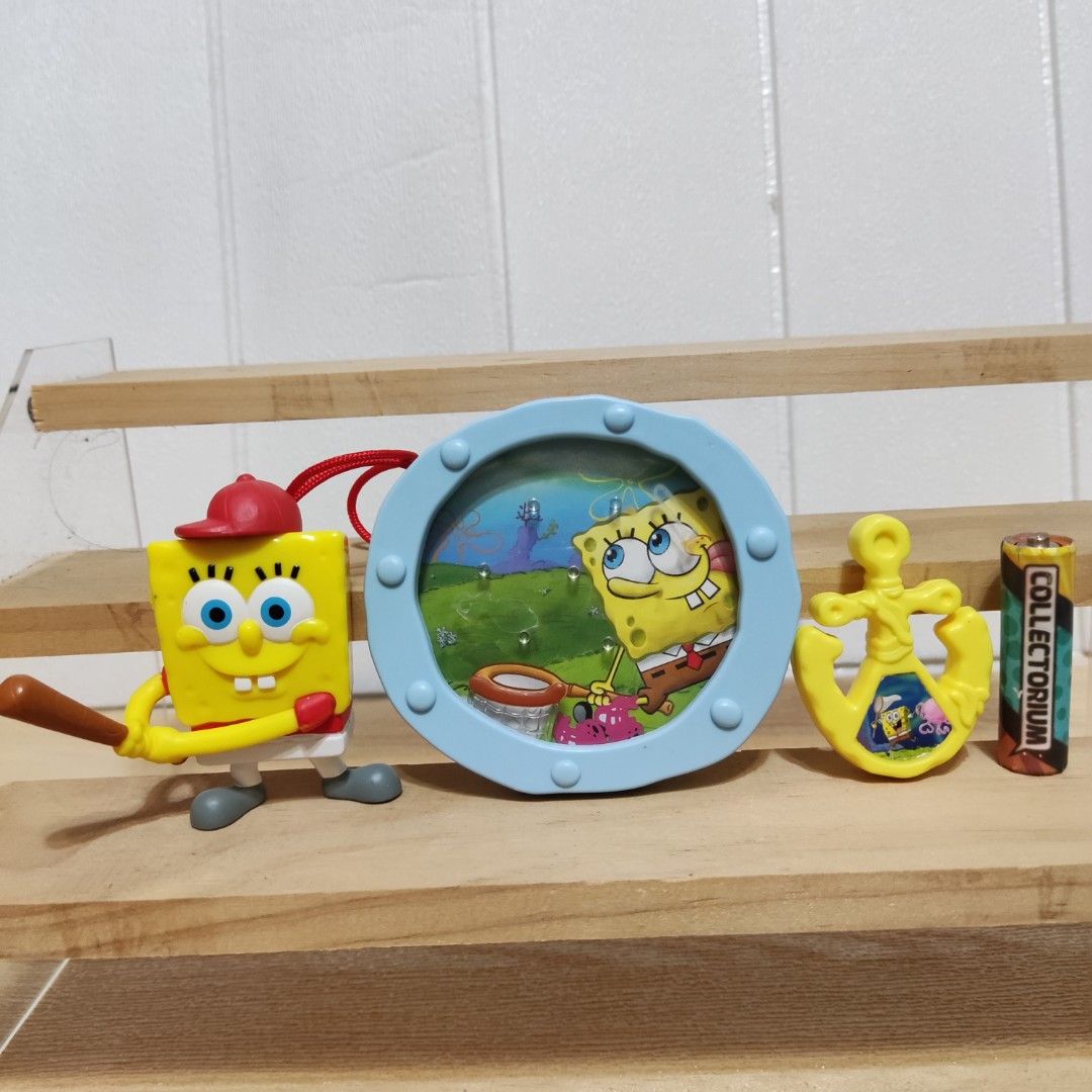 Spongebob Squarepants Mcdonalds Set Happy Meal Hobbies And Toys Toys And Games On Carousell