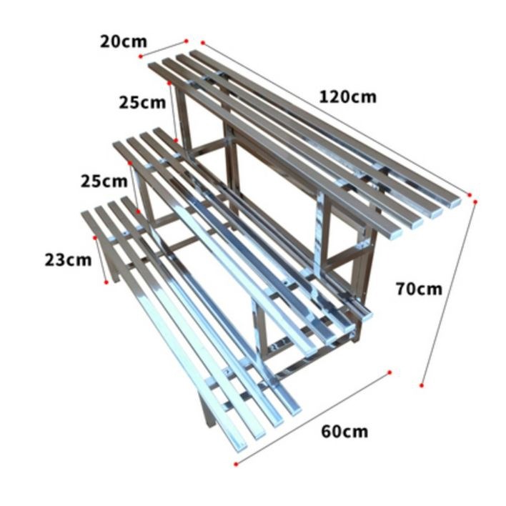 Stainless Steel Plant Rack Plant Stand Flower Rack Plant holder Plant ...