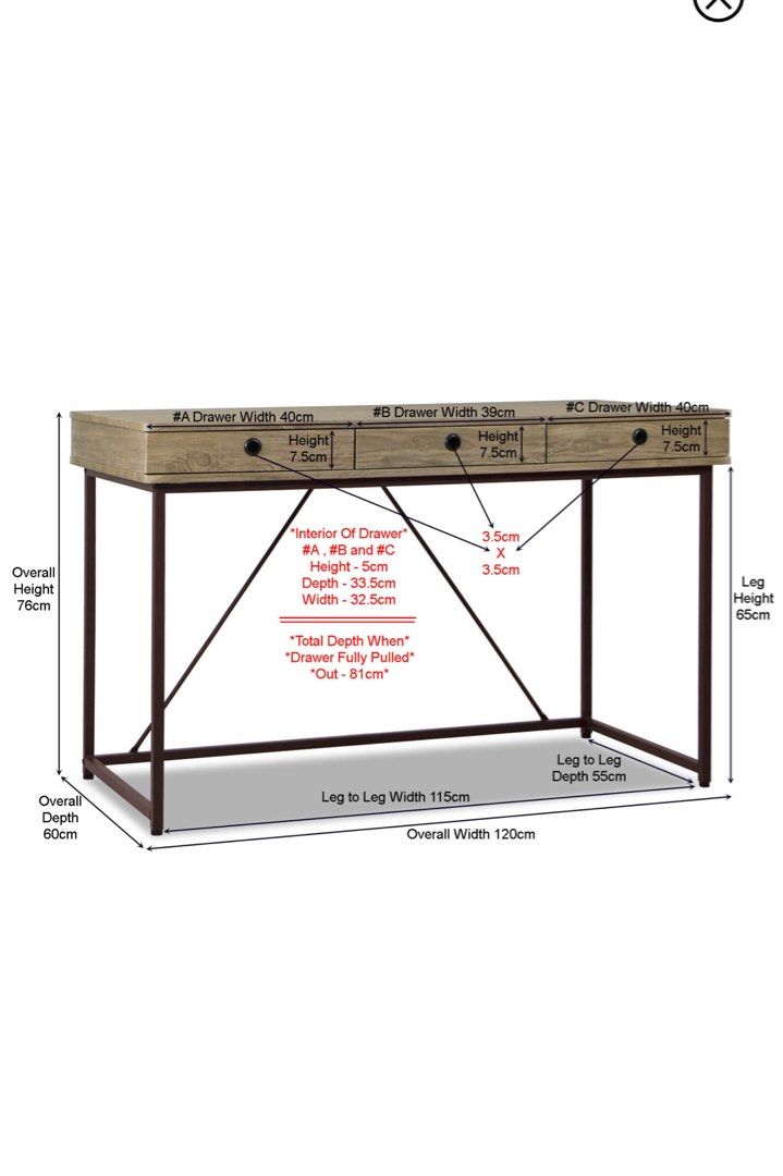Study Table from FortyTwo, Furniture & Home Living, Furniture, Tables ...