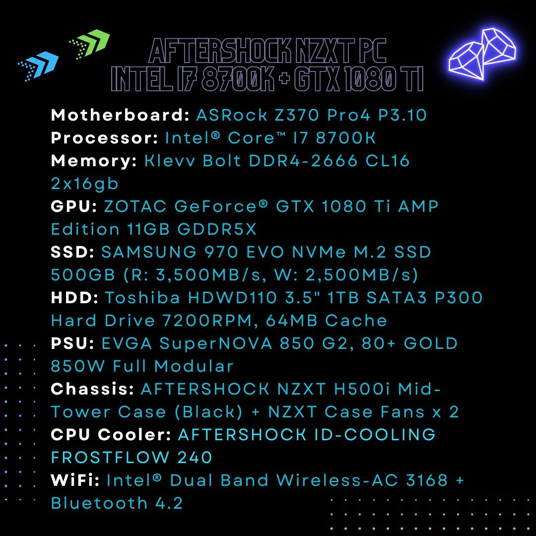 [SUMO R&U Series] INTEL CORE I7-8700K GAMING PC | 6 CORES 12 THREADS ...