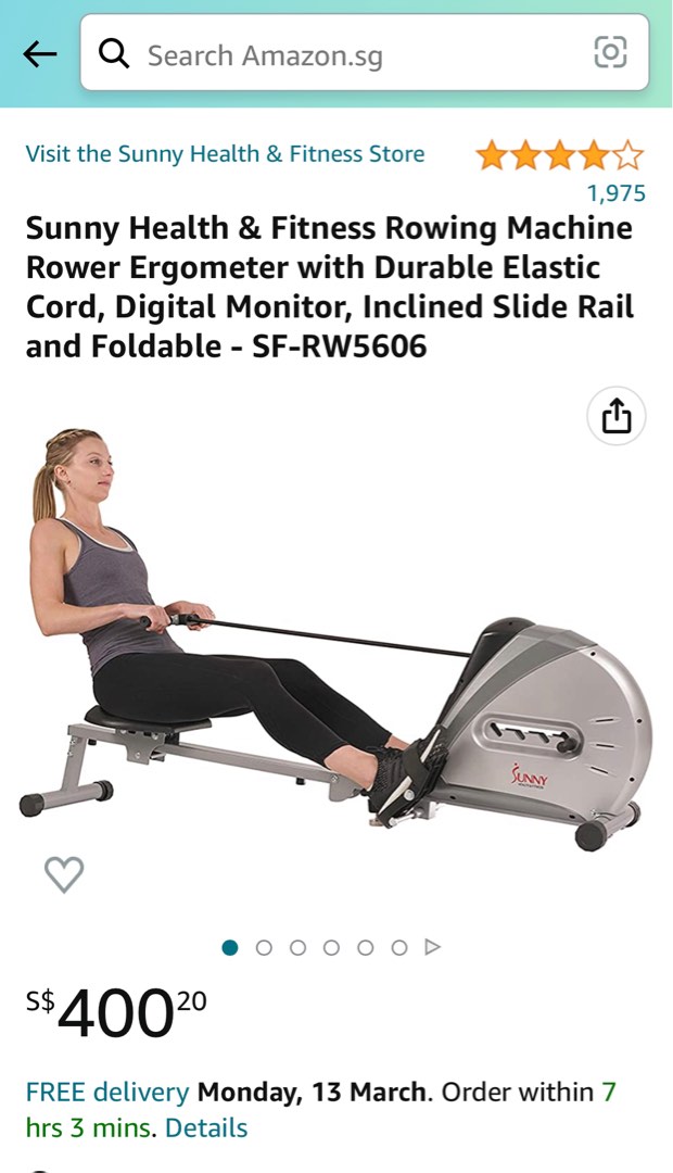 Sunny Rower, Sports Equipment, Other Sports Equipment and Supplies on ...