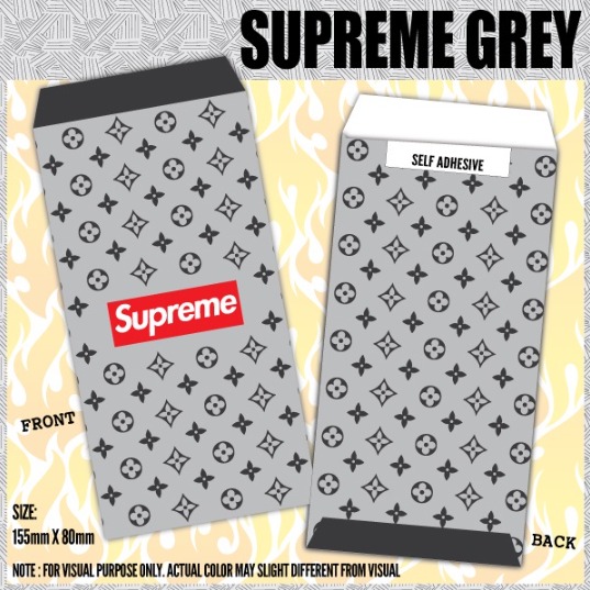 SUPREME Grey Money Envelope, Hobbies & Toys, Stationery & Craft, Art ...