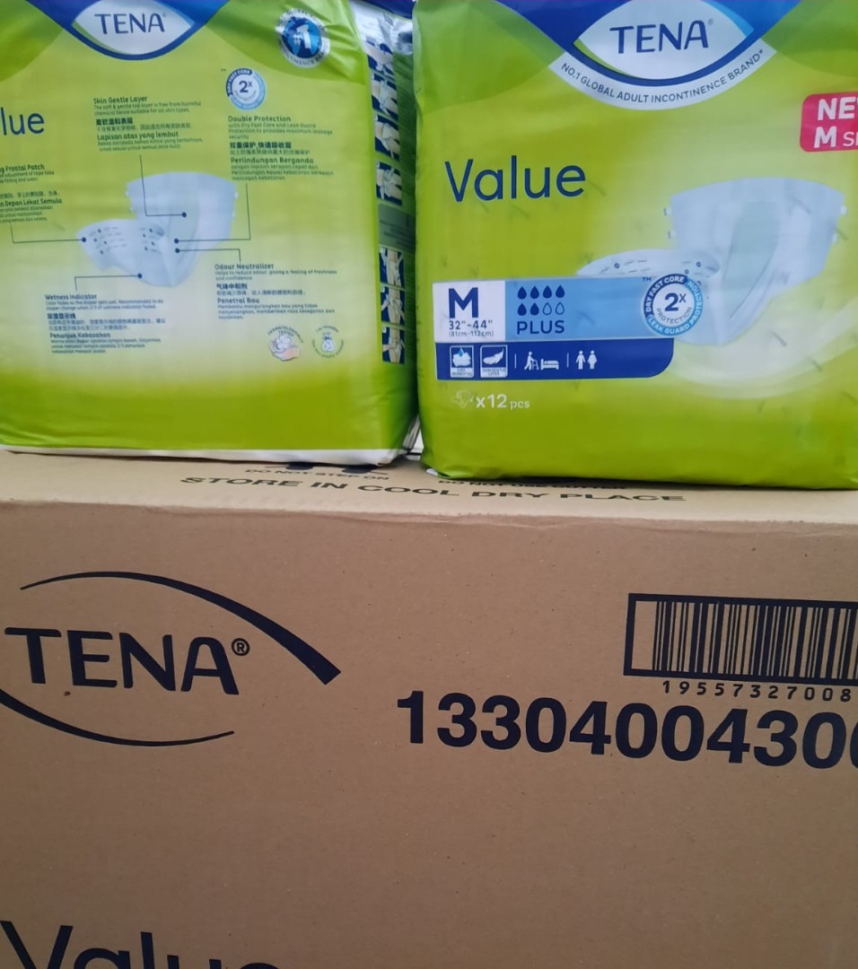 Tena brand new Diaper Size M, Health & Nutrition, Assistive & Rehabilatory Aids, Adult ...