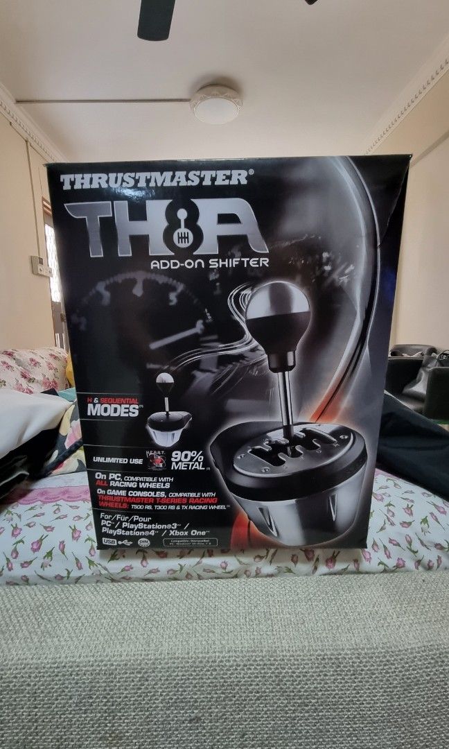 Th8a shifter Thrusmaster Add-onn, Video Gaming, Gaming Accessories ...