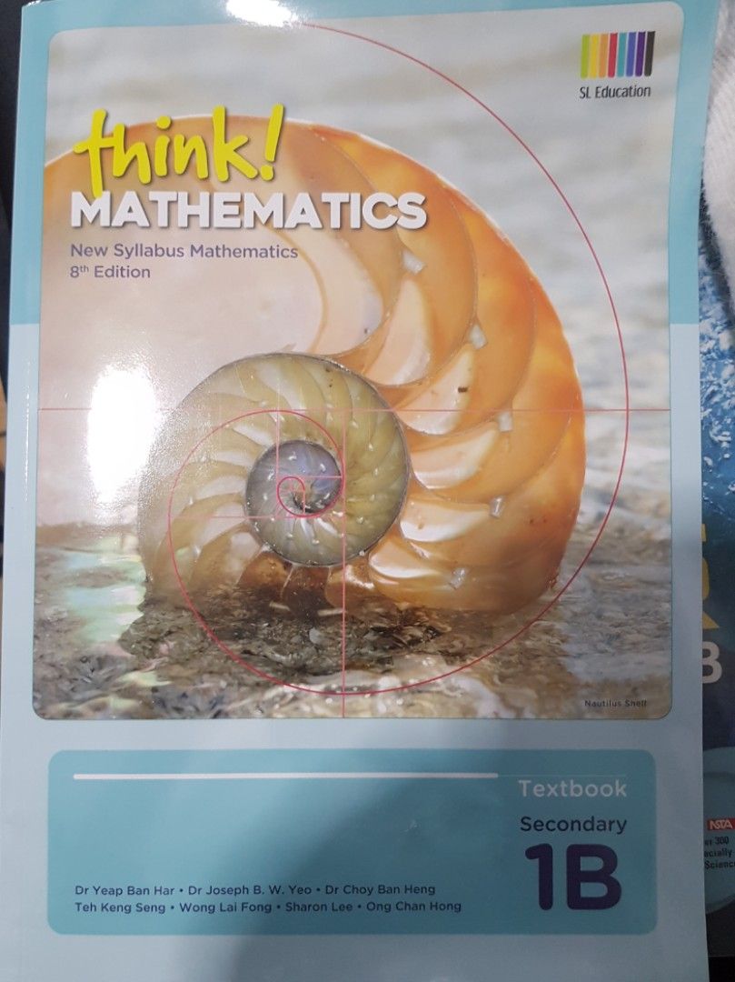 think! Mathematics textbook 1B, Hobbies & Toys, Books & Magazines ...