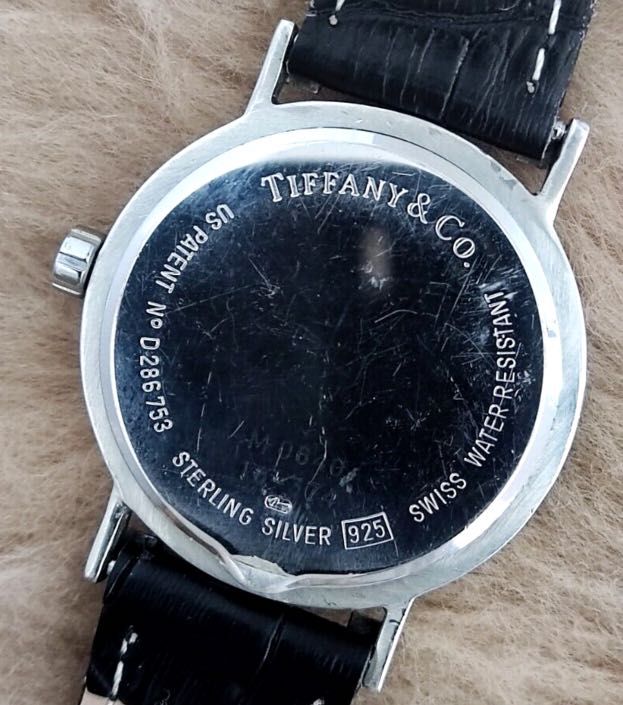 Tiffany & Co. ATLAS M0640 .925 Sterling Silver Quartz 31mm Mid Sized ...