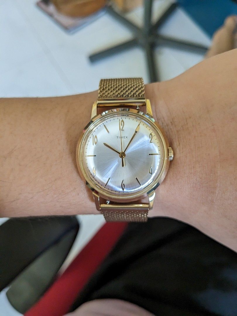 Timex Marlin (34mm), Men's Fashion, Watches & Accessories, Watches on ...