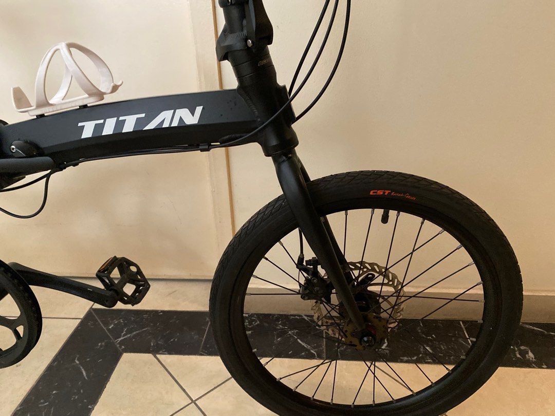 Titan V1 20” aluminium foldable bicycle, Sports Equipment, Bicycles & Parts, Bicycles on Carousell