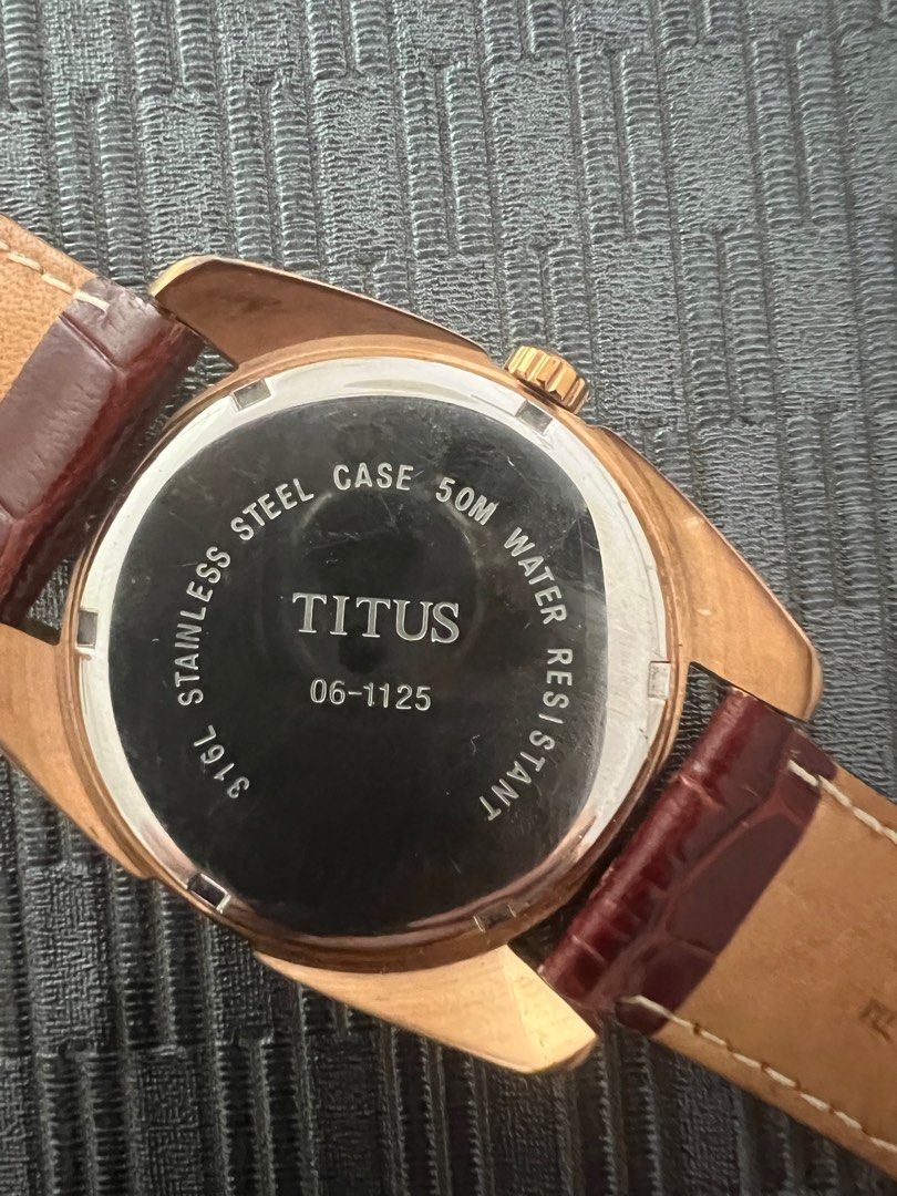 TITUS Watch, Men's Fashion, Watches & Accessories, Watches on Carousell