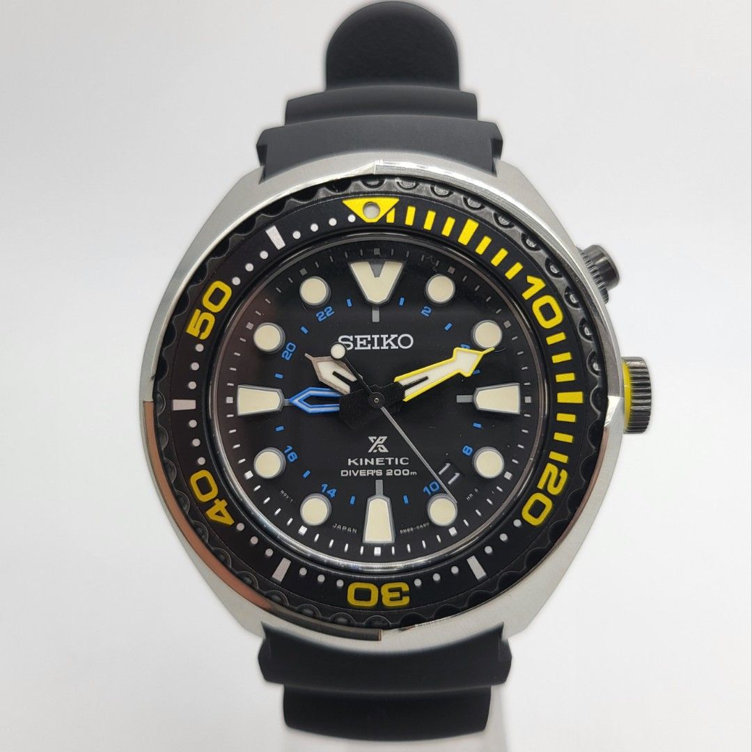 TM-SEIKO SUN021P1 Prospex Kinetic Divers GMT Watch, Men's Fashion ...