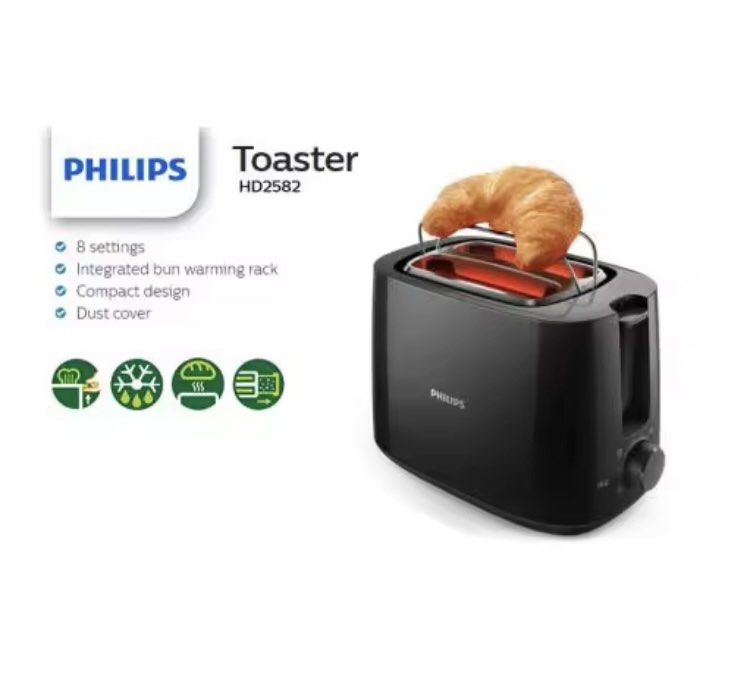 Toaster philips with bun warming rack toaster bread breakfast, TV ...