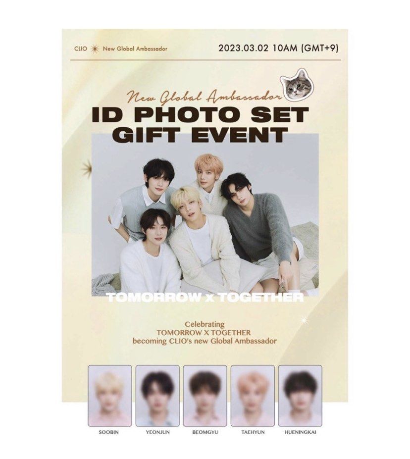 Tomorrow x Together TXT ID Photo set CLIO, Hobbies & Toys, Memorabilia ...