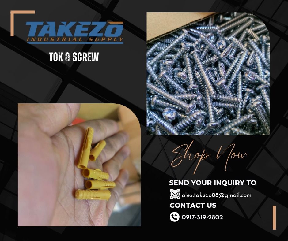 TOX AND SCREW, Commercial & Industrial, Industrial Equipment on Carousell