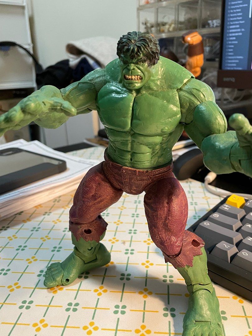 Toybiz Marvel Legends Face-off Hulk loose, 興趣及遊戲, 玩具 & 遊戲類 - Carousell