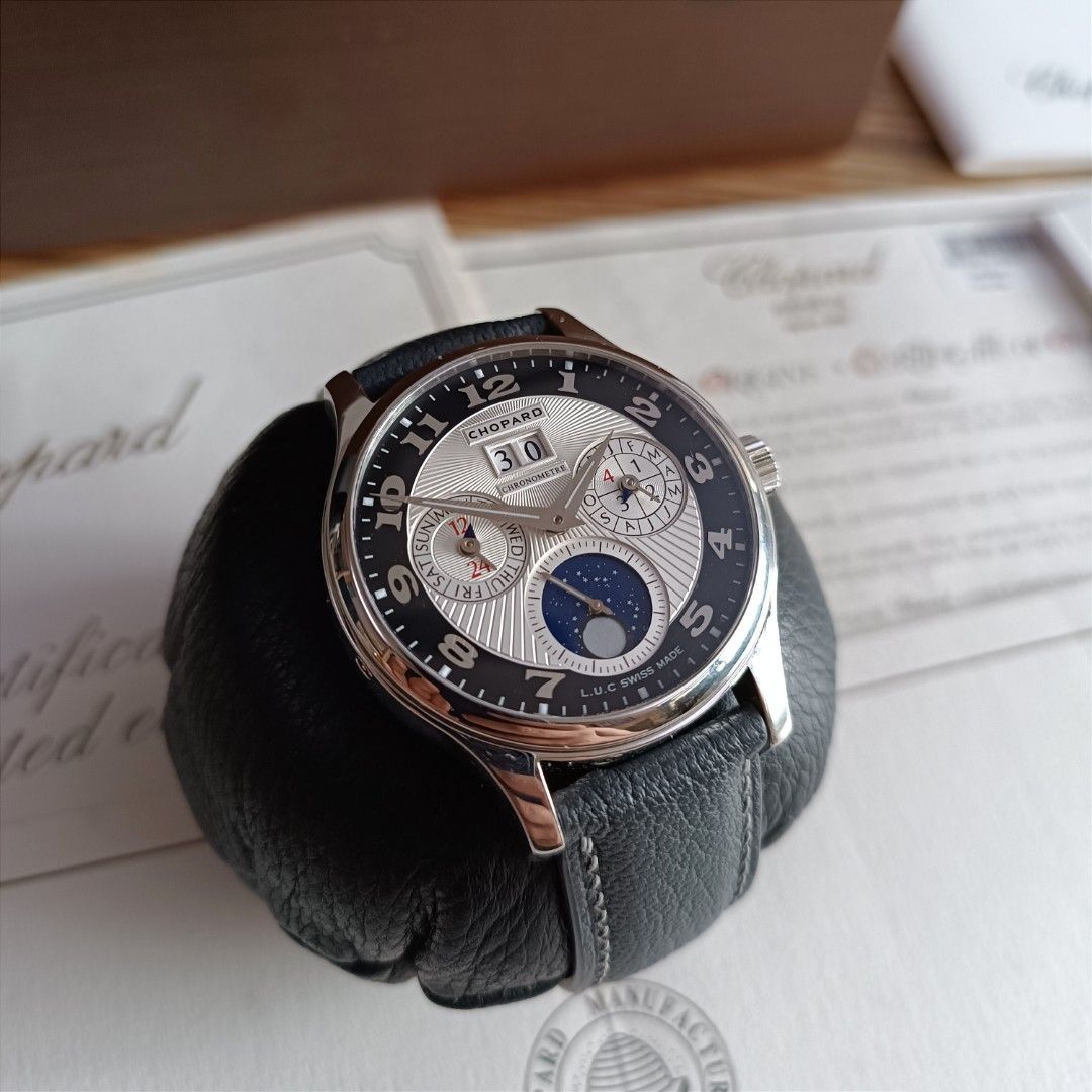 Chopard LUC Lunar One Perpetual Calendar Platinium Chronometer Geneva ...